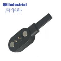 China 2Pin Mini SMT Pogo Pin Connector for USB TV Box 1A 12V Gold Plated for sale