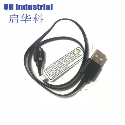 China 2 Pin Magnetic Pogo Pin Connector 1A 12V for Smart Watch Charging for sale