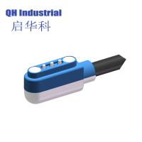 China 3Pin Customized Magnetic Pogo Pin Connector 2A 12V for PCB Breakaway Power Charger for sale