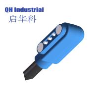 China 3Pin Magnetic Pogo Pin Connector 1A 12V Male Female Charger Cable for Apple Devices for sale