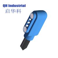 China 3Pin Magnetic Pogo Pin Connector 1A 12V Male Female Charger Cable for Apple Devices for sale