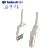 China Waterproof Magnetic Pogo Pin Connector 3Pin 12V 2A Male Female Customizable 5Pin for sale
