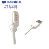 China Waterproof Magnetic Pogo Pin Connector 3Pin 12V 2A Male Female Customizable 5Pin for sale