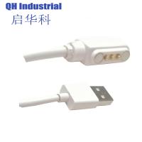China Waterproof Magnetic Pogo Pin Connector 3Pin 12V 2A Male Female Customizable 5Pin for sale
