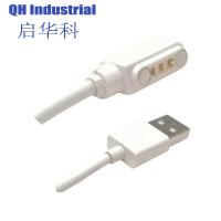 China Waterproof Magnetic Pogo Pin Connector 3Pin 12V 2A Male Female Customizable 5Pin for sale