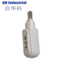China 3Pin 3A Magnetic Pogo Pin Power Connector with Cable for Laptop 5Pin Double Head for sale