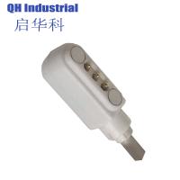 China 3Pin 3A Magnetic Pogo Pin Power Connector with Cable for Laptop 5Pin Double Head for sale