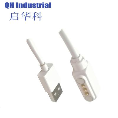China 3Pin Magnetic Pogo Pin Charger Cable Connector 12V 1A for Smart Bracelet for sale
