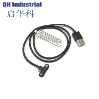 China 4 Pin 2.5mm Pitch Magnetic Pogo Pin Connector 48H Salt Spray Gold Plated 3U for sale