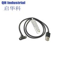 China 4 Pin 2.5mm Pitch Magnetic Pogo Pin Connector 48H Salt Spray Gold Plated 3U for sale