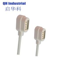 China 4 Pin Magnetic Pogo Pin Connector 12V 3A PCB Terminal for Smart Devices Charging for sale