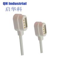 China 4 Pin Magnetic Pogo Pin Connector 12V 3A PCB Terminal for Smart Devices Charging for sale
