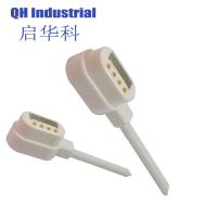 China 4 Pin Magnetic Pogo Pin Connector 12V 3A PCB Terminal for Smart Devices Charging for sale
