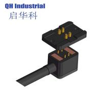 China 4Pin Magnetic Pogo Pin Connector 12V 3A Gold Plated Brass for Smart Wearable Devices for sale