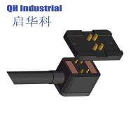 China 4Pin Magnetic Pogo Pin Connector 12V 3A Gold Plated Brass for Smart Wearable Devices for sale