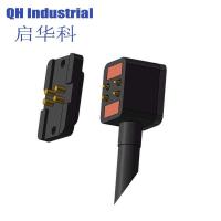 China 4 Pin Magnetic Pogo Pin Connector 12V 3A for Smart Wearable and Healthcare Devices for sale