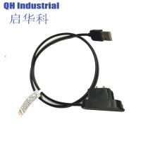 China 4Pin Magnetic Pogo Pin Charger Connector 12V 3A Spring Loaded for Smart Devices for sale