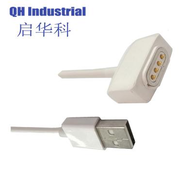 China 4Pin United Emirates Intercom Connector Magnetic Usb Connector Spring Loaded Pogo Pin Connector for sale