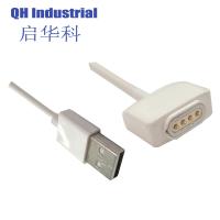 China 4Pin United Emirates Intercom Connector Magnetic Usb Connector Spring Loaded Pogo Pin Connector for sale