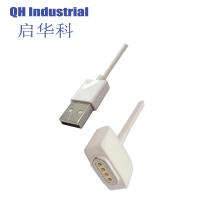 China 4Pin United Emirates Intercom Connector Magnetic Usb Connector Spring Loaded Pogo Pin Connector for sale