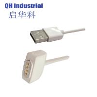 China 4Pin United Emirates Intercom Connector Magnetic Usb Connector Spring Loaded Pogo Pin Connector for sale