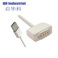 China 4Pin United Emirates Intercom Connector Magnetic Usb Connector Spring Loaded Pogo Pin Connector for sale