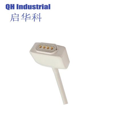 China 4 Pin Magnetic DC Power Charger Connector Spring Loaded Pogo Pin 12V 3A for sale