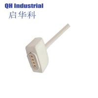 China 4 Pin Magnetic DC Power Charger Connector Spring Loaded Pogo Pin 12V 3A for sale