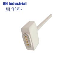 China 4 Pin Magnetic DC Power Charger Connector Spring Loaded Pogo Pin 12V 3A for sale