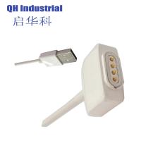 China 4Pin Magnetic Pogo Pin Connector 12V 3A for Smart Watch Charging Cable for sale