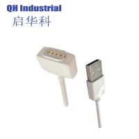 China 4Pin Magnetic Pogo Pin Connector 12V 3A for Smart Watch Charging Cable for sale
