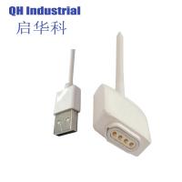 China 4Pin Magnetic Pogo Pin Connector 12V 3A for Smart Watch Charging Cable for sale