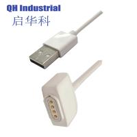 China 4Pin Magnetic Pogo Pin Connector 12V 3A for Smart Watch Charging Cable for sale