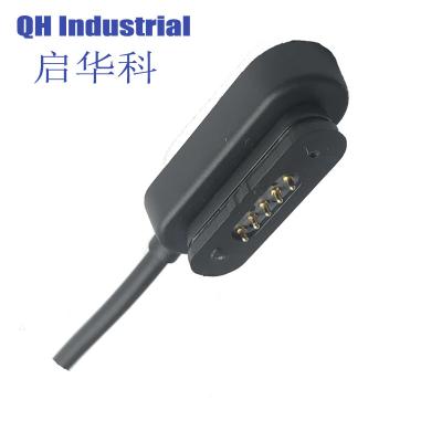 China 5 Pin Magnetic Pogo Pin Connector 12V 3A for Smart Watch Home Application for sale