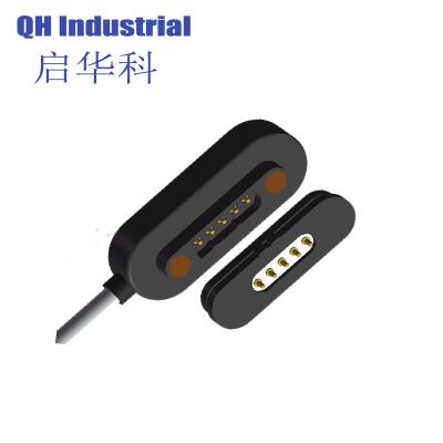 China 5 Pin Magnetic Pogo Pin Connector Waterproof Smart Watch Charger 1A 12V for sale