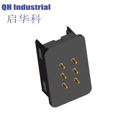 China 6Pin Egypt Wearable Device Magnetic Power Connector 12V Idi Magnet Connector for sale