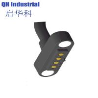 China 4Pin Malaysia Computer Connector Magnetic Spring Loaded Connector Magnetic spring loaded pin Cable Connector for sale