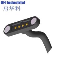 China 4 Pin Magnetic Pogo Pin Connector 1A 12V Spring Loaded for Smart Devices for sale