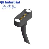 China 4Pin Magnetic Pogo Pin Connector 12V 3A for Telecom Ukraine Spring Loaded for sale
