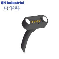 China 4Pin Magnetic Pogo Pin Connector 12V 3A for Telecom Ukraine Spring Loaded for sale