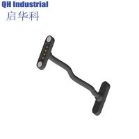 China 4 Pin Magnetic Pogo Pin Connector 12V 3A Spring Loaded Charger for Smart Devices for sale