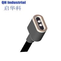 China 4 Pin Magnetic Pogo Pin Connector 1A 3A 12V Spring Loaded for USB Charging for sale