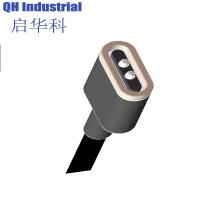 China 4 Pin Magnetic Pogo Pin Connector 1A 3A 12V Spring Loaded for USB Charging for sale