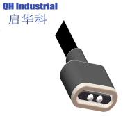China 4 Pin Magnetic Pogo Pin Connector 1A 3A 12V Spring Loaded for USB Charging for sale
