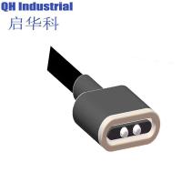 China 4 Pin Magnetic Pogo Pin Connector 1A 3A 12V Spring Loaded for USB Charging for sale