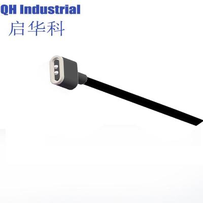 China 4 Pin Magnetic Pogo Pin Connector 12V 3A Spring Loaded USB Charging Connector for Tablet for sale