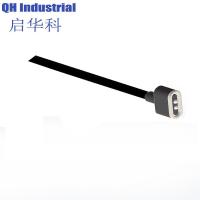 China 4 Pin Magnetic Pogo Pin Connector 12V 3A Spring Loaded USB Charging Connector for Tablet for sale