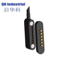 China 6Pin Norway Intercom Connector Magnetic Usb Connector Spring Loaded spring loaded pin Connector for sale
