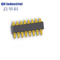 China 8Pin Brazil Aerospace Connector 4Pin Spring Loaded Magnetic Pogo Pin Charging Connector 12V 10A for sale