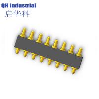 China 8Pin Brazil Aerospace Connector 4Pin Spring Loaded Magnetic Pogo Pin Charging Connector 12V 10A for sale
